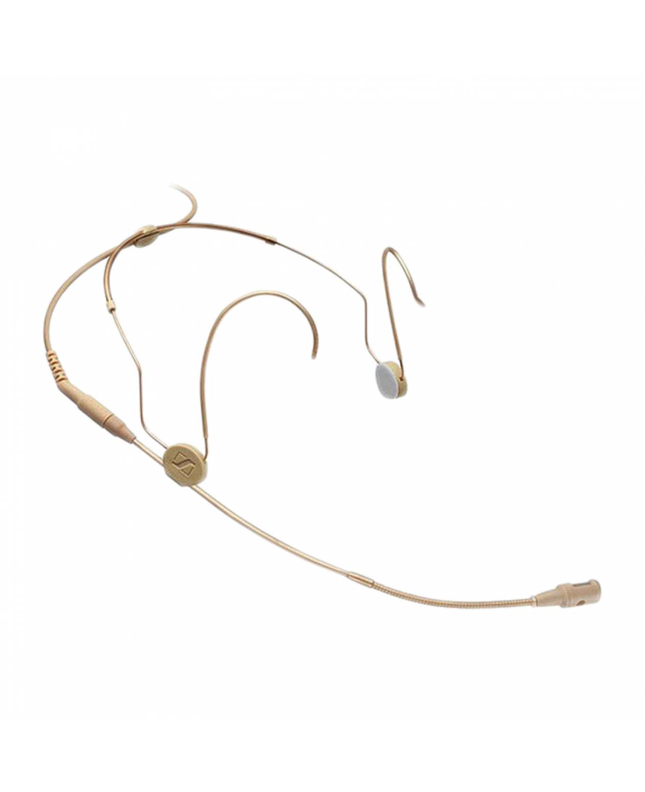 Sennheiser HSP4-EW-3 Headworn Condenser Microphone, Beige, Cardioid ...